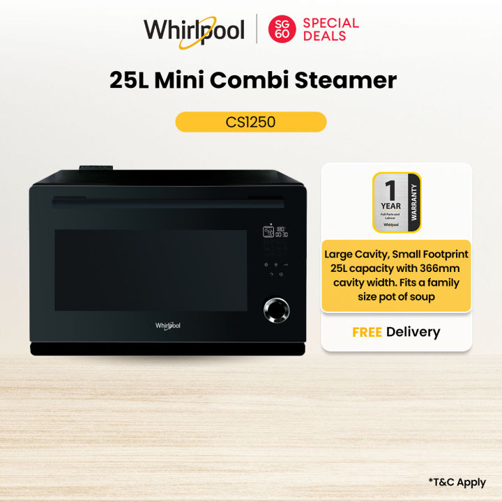 Whirlpool CS1250 4S Mini Combi Steamer 25L with 1 Year Warranty ...