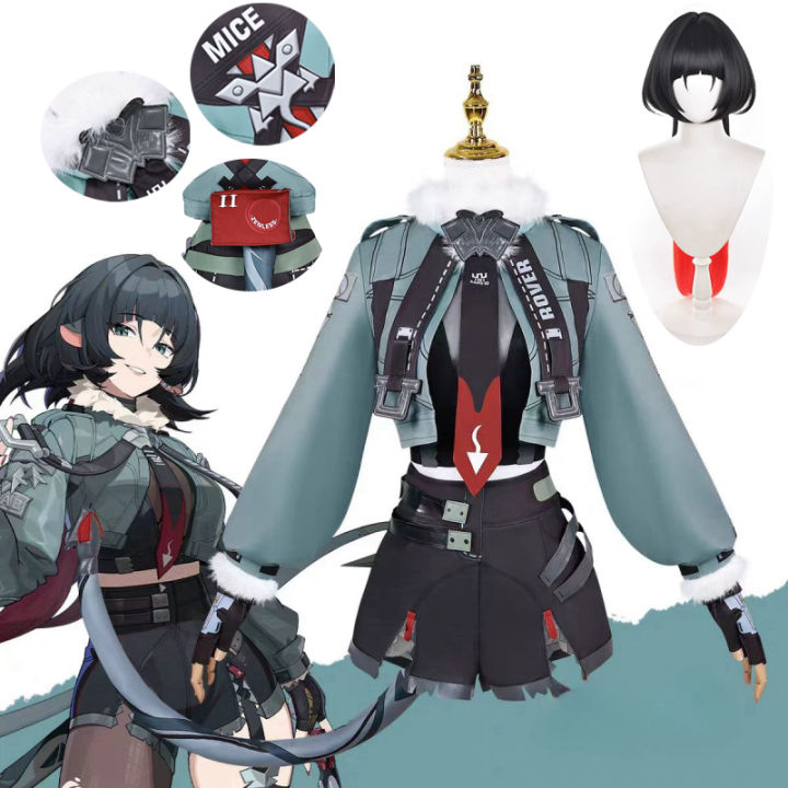 Zenless Zone Zero Jane Doe Cosplay Costume with Tail Jane Doe Game ...