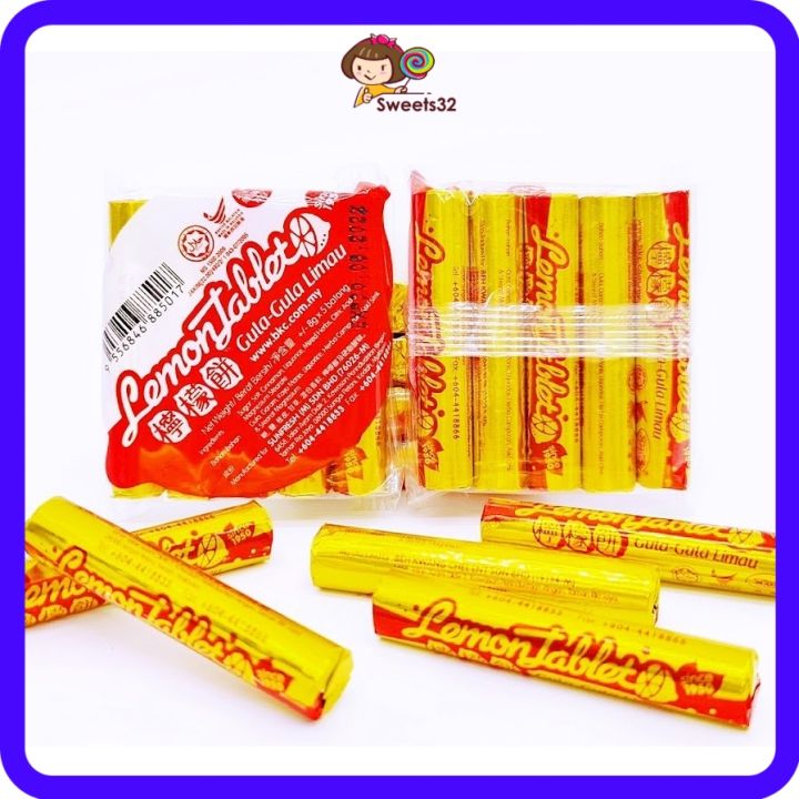 ( 1 pack ) Lemon Tablet 柠檬饼 Biskut Lemon childhood memories | Lazada