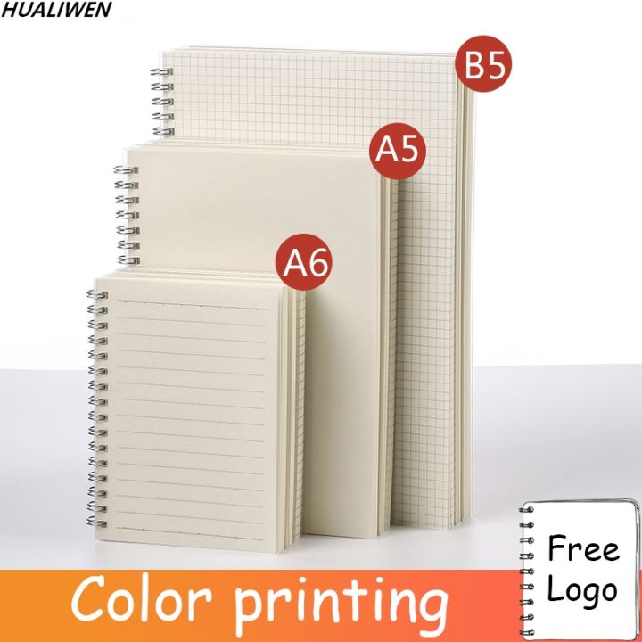 《Tuantuan stationery》A5 A6 B5 Spiral book coil Notebook To Do Lined DOT Blank Grid Paper Journal ...