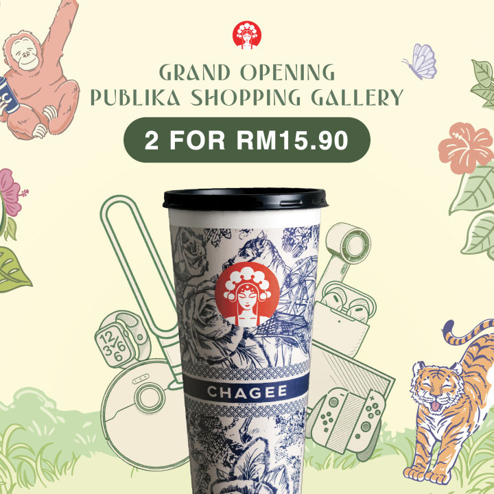 CHAGEE - Publika Shopping Gallery: RM15.90 FOR 2 LARGE MILK TEA ...