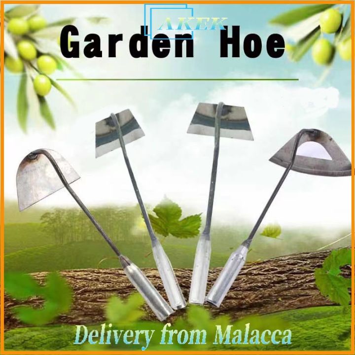 Traditional Garden Hoe Sharp Tilling Weeding Handheld Weeding Garden ...
