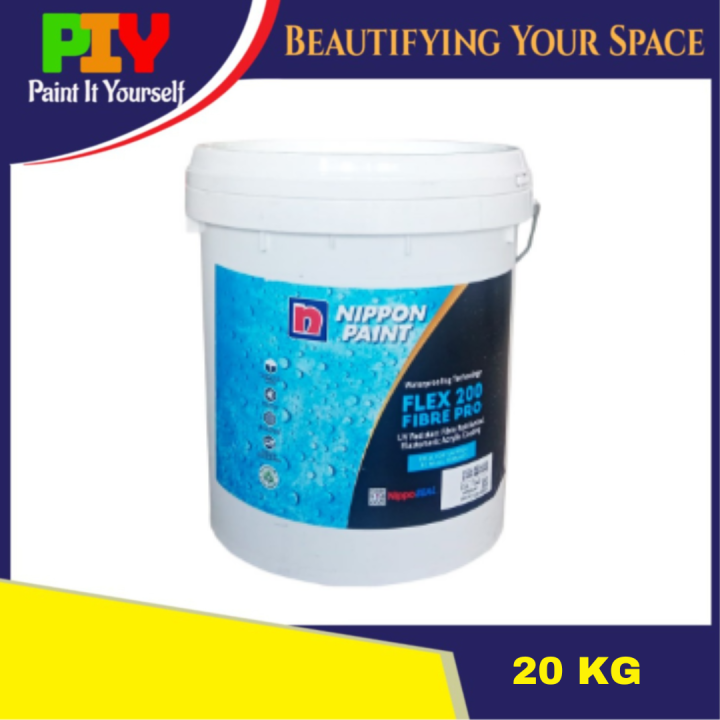 Nippon Paint Waterproofing Technology Flex 200 Fibre Pro - 20KG | Lazada
