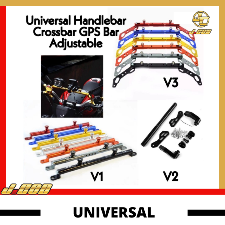 Universal Crossbar Handlebar GPS Bar Navigation Bar Multifunctional Adjustable CNC Alloy XMAX ...