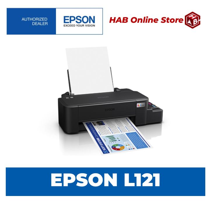 Epson L121 EcoTank Single Function Printer | Lazada PH