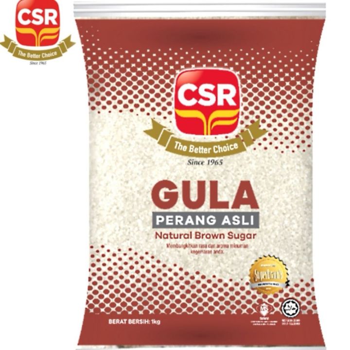 CSR Sugar Natural Brown 1kg | Lazada