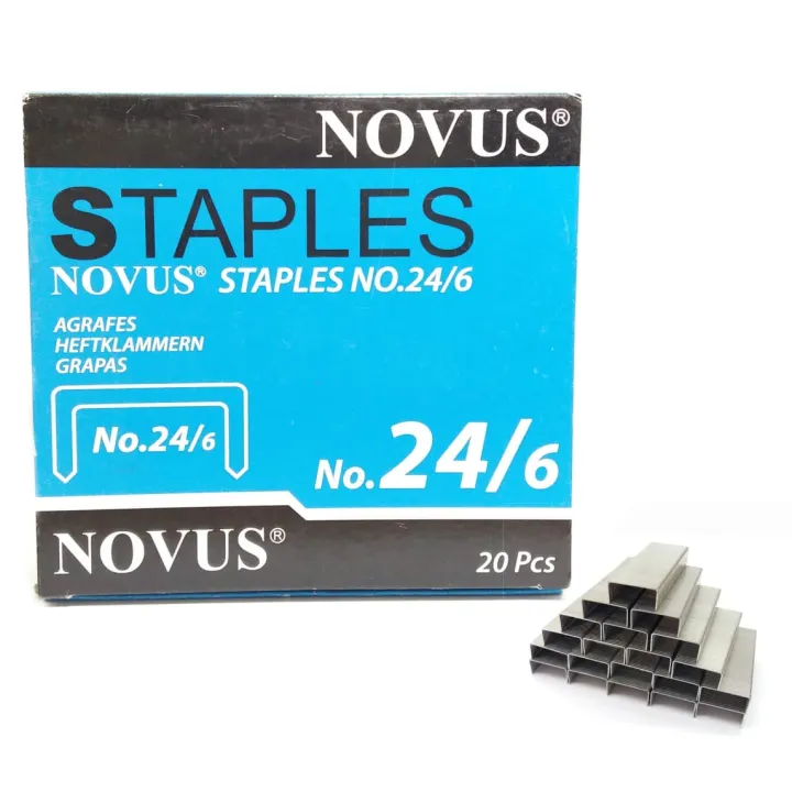 Novus Isi Stapler kecil No 10 - Staples Paket 20 Box | Lazada Indonesia