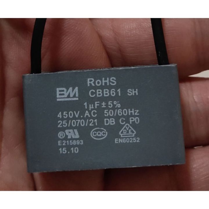 Ceiling Fan Capacitor (2 wire) BM CBB61 / 450V | Lazada Singapore