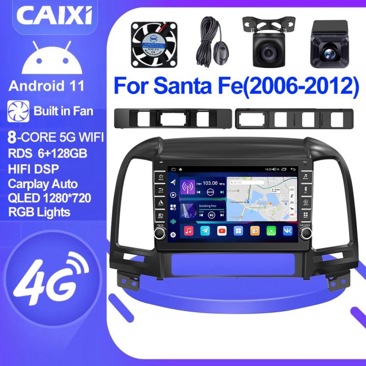 CAIXI GX9 Car Radio Multimedia Player For Hyundai Santa Fe 2 2006-2012 Android Auto 2 Din ...