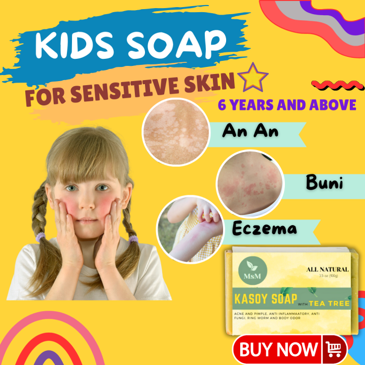 MsM Hypoallergenic Kids Soap: Soothing Relief for Dry, Itchy ...