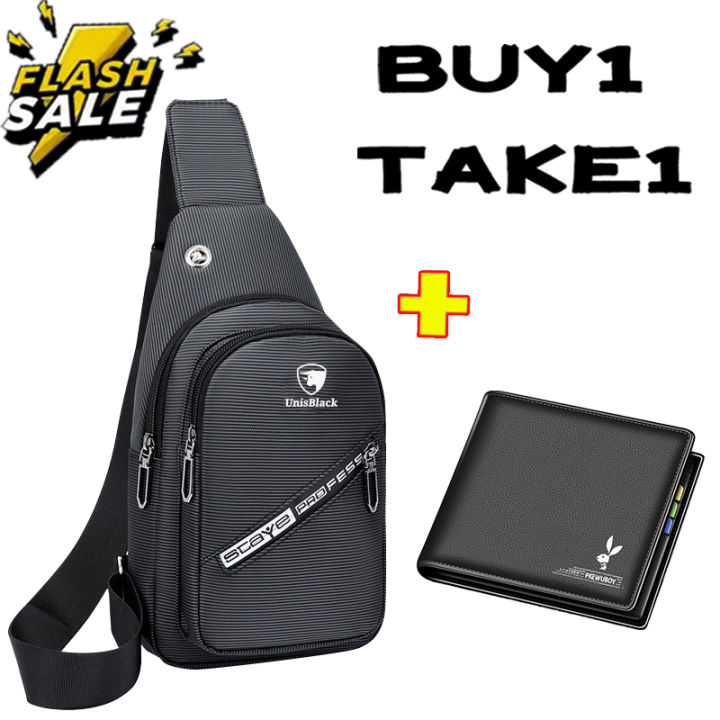 Chest Bag For Men Fashion Waterproof Crossbody Men Messenger Bags With ...
