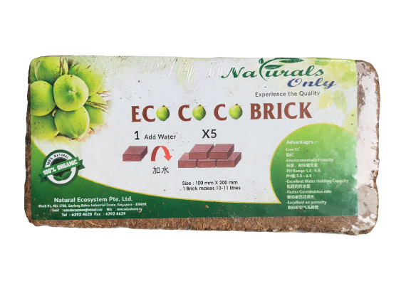 Premium Quality Natural Eco Coco Brick 5L / 10L Cocopeat | Lazada Singapore
