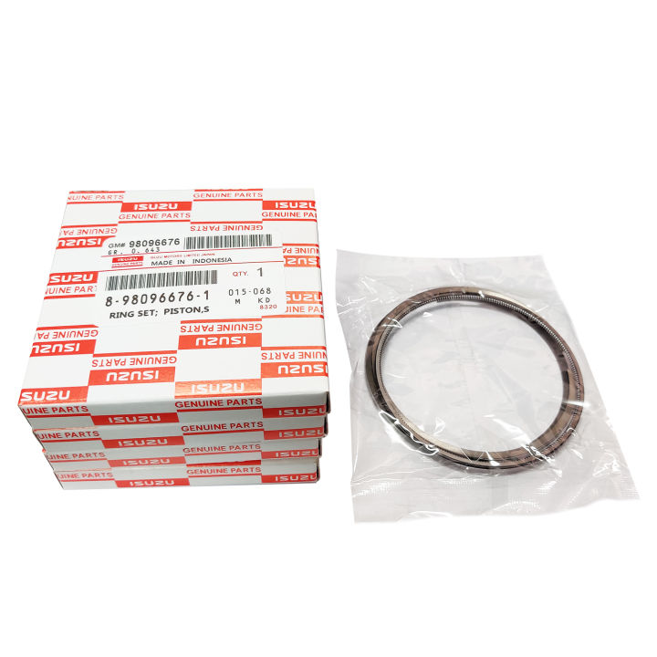 จัดส่งเร็ว ในวัน สินค้าคุณภาพ แหวนลูกสูบ ISUZU DMAX, MU7 4JJ1 (3.0) 4JK1 (2.5) *1 ชุด / 4 สูบ ...