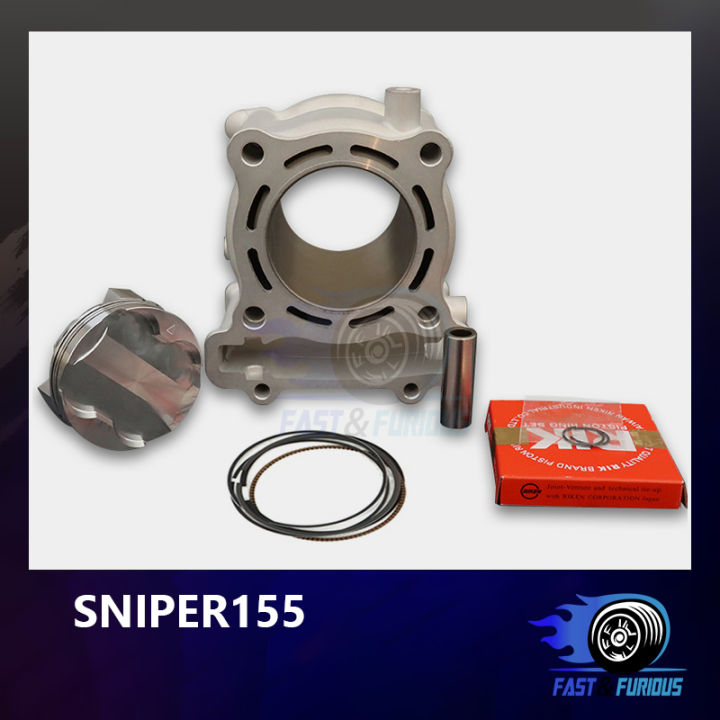 ATAKA Ceramics Cylinder Block Set For SNIPER 155 AEROX V1 V2 NMAX V1 ...