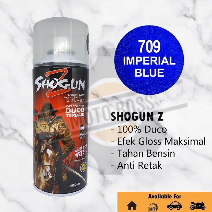 Cat Semprot Shogun Z Imperial Blue / Biru Movistar 709 Pilok Pylox ...