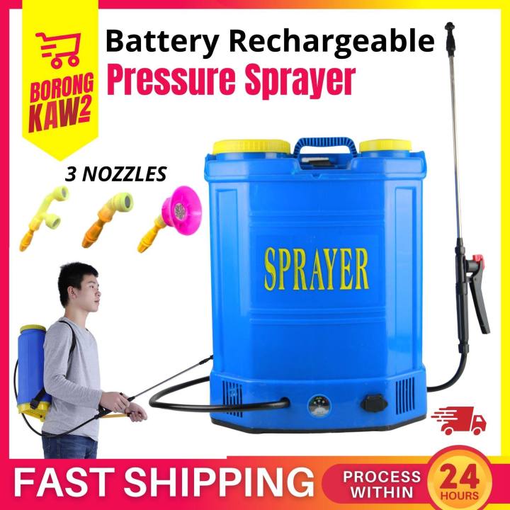Rechargeable Battery Sprayer 16L/18L Agricultural Portable Rechargeable ...