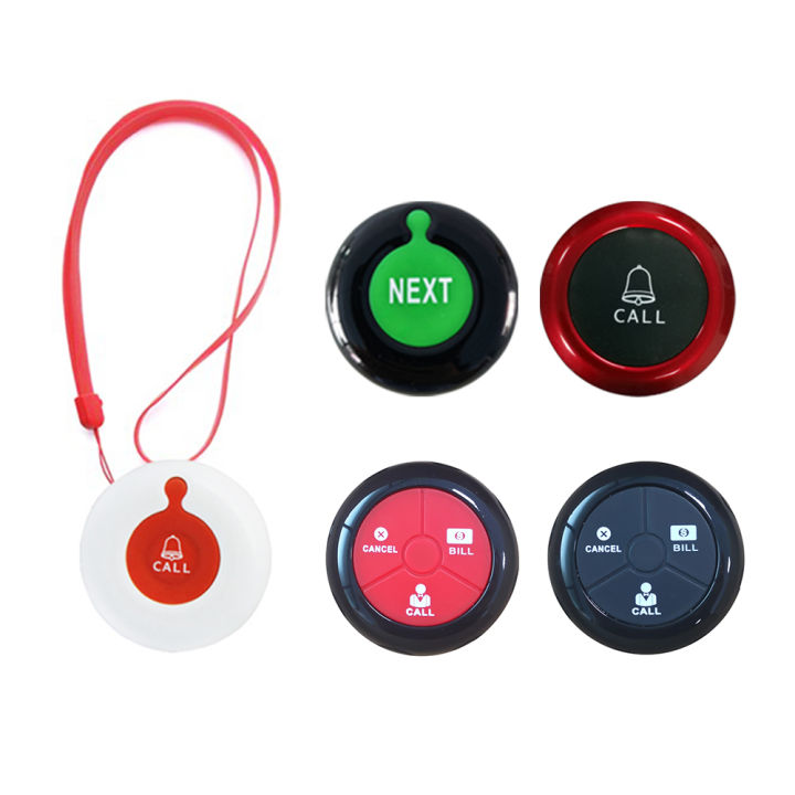Button for Wireless queue call system machine Caregiver Pager ...