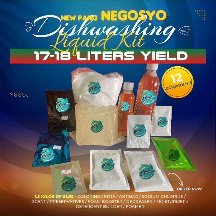 Diy Dishwashing Liquid Kit 17ltrs 12 Components (Antibac Scent) | Lazada PH