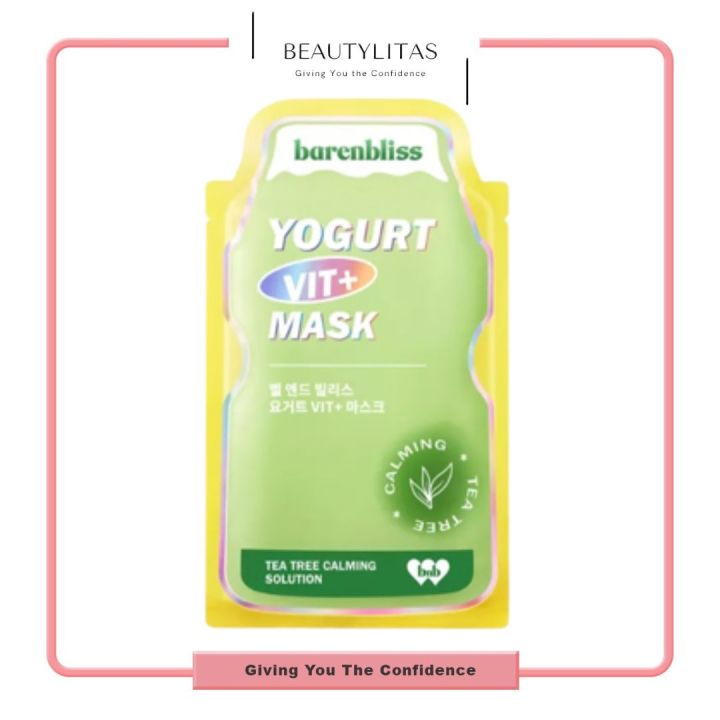 BNB Barenbliss Yogurt Vit Mask Tea Tree Calming Solution | Lazada Indonesia