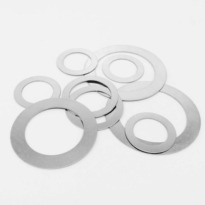 50pcs M3 M4 M5 M6 M8 M10 M12 DIN988 304 A2-70 Stainless Steel Ultra Thin Flat Washer Adjusting ...