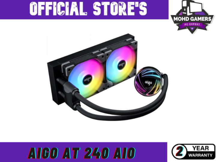 AIGO AT240 240MM AIO LIQUID CPU COOLER | Lazada