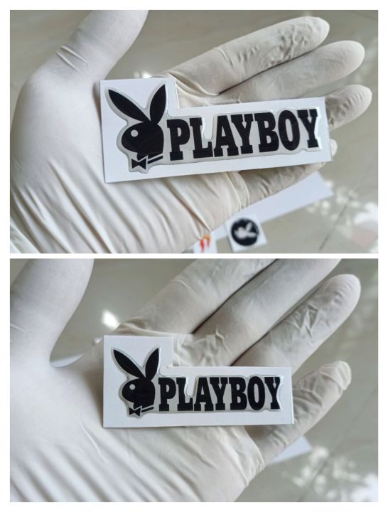 Stiker PlayBoy sticker timbul motor mobil Play Boy | Lazada Indonesia