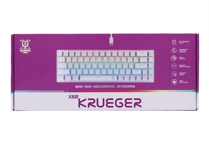 Nubwo X68 Krueger Mini RGB Mechanical Keyboard | Lazada.co.th