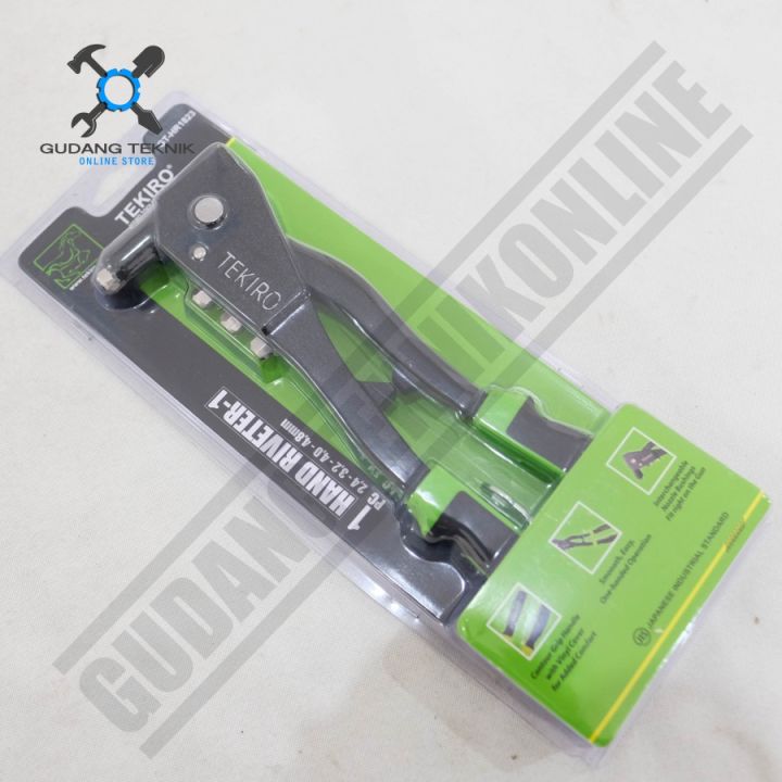 Tang Rivet Hitam Tekiro GT-HR1823 / Hand Rivet Tekiro Hitam GT HR1823 ...