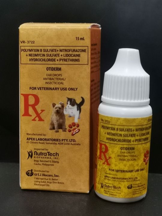 Otiderm Ear Drops 15ml Antibacterial / Insecticidal | Lazada PH