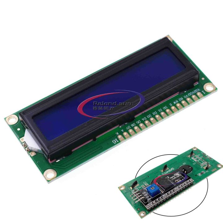 LCD1602 + I2C แอลซีดีโมดูล1602หน้าจอสีฟ้า Iic/ I2C สำหรับ LCD1602 ...