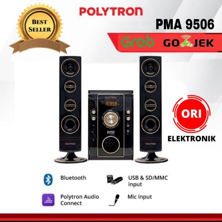 Polytron Speaker Multimedia Bluetooth Pma 9506 Pma 9526 Lazada