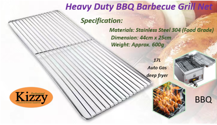 KIZZY Deep Fryer 17L Net or BBQ Net 304 Stainless Steel Barbeque Grill ...