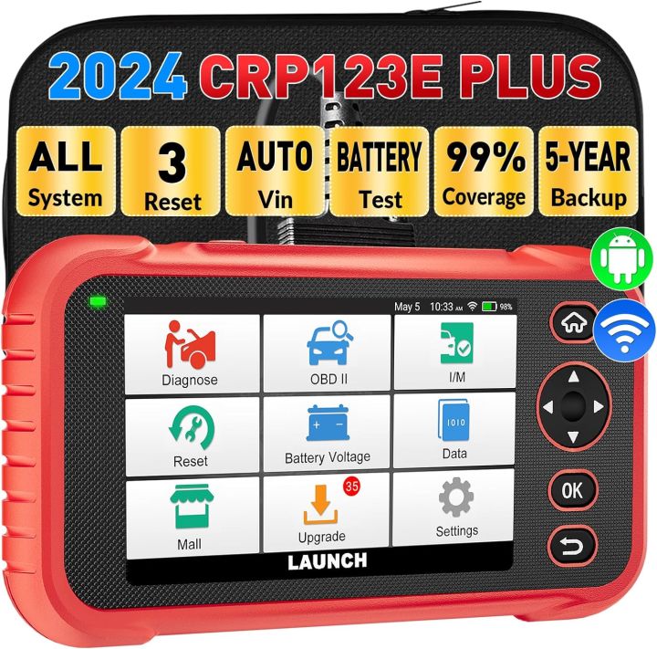 2024 New LAUNCH OBD2 Scanner CRP123E Plus Elite Full System Code Reader ...