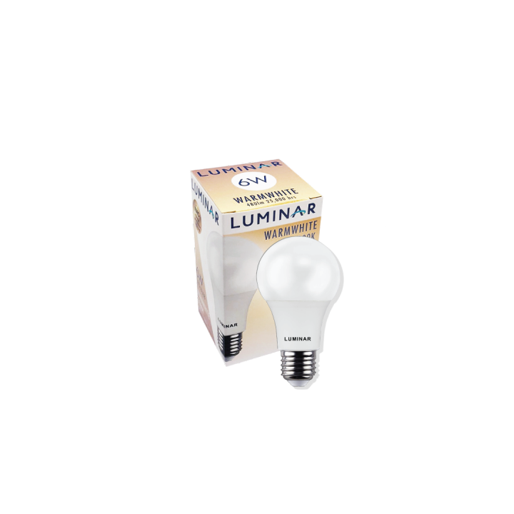 หลอด Led Bulb Luminar 6w Warmwhite Th 0598