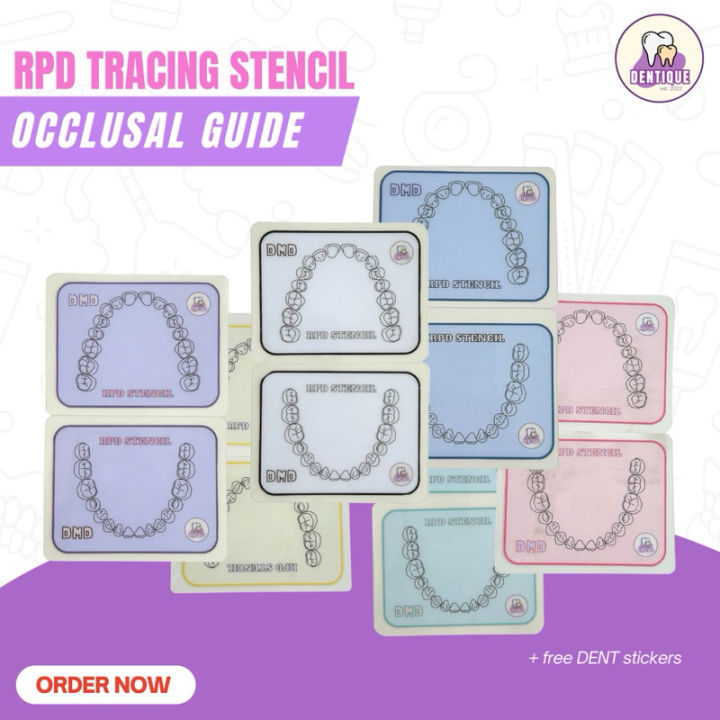 RPD TRACING STENCIL ( Occlusal Guide ) | Lazada PH