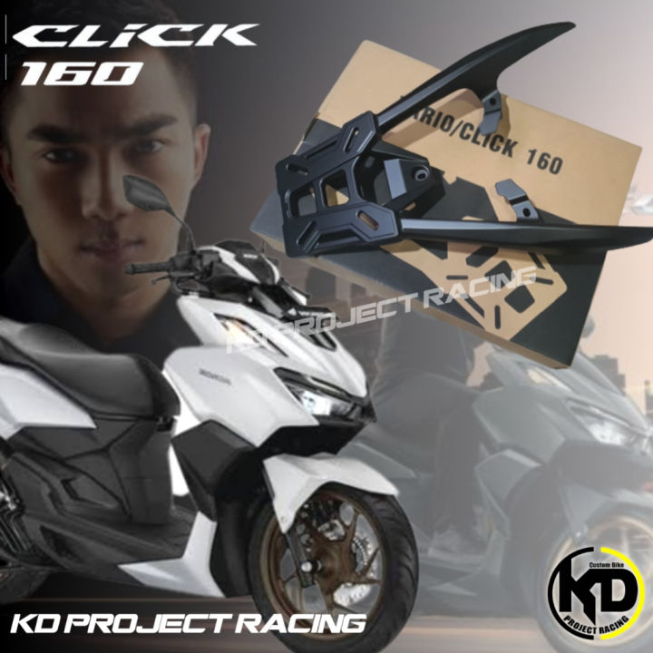แร็คท้ายอลูมิเนียมฉีดขึ้นรูป Honda Click 160 | Lazada.co.th
