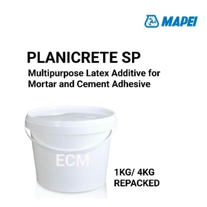 MAPEI PLANICRETE SP (4KG / 1KG REPACKED) - Multipurpose latex additive ...