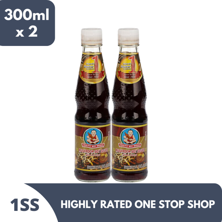 Healthy Boy Brand Mushroom Soy Sauce 300ml x 2 | Lazada PH