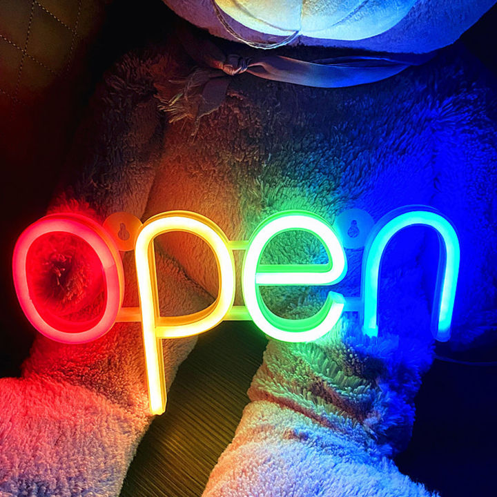 LED Neon Open Sign High Brightness Waterproof Mini Neon Open Sign for ...