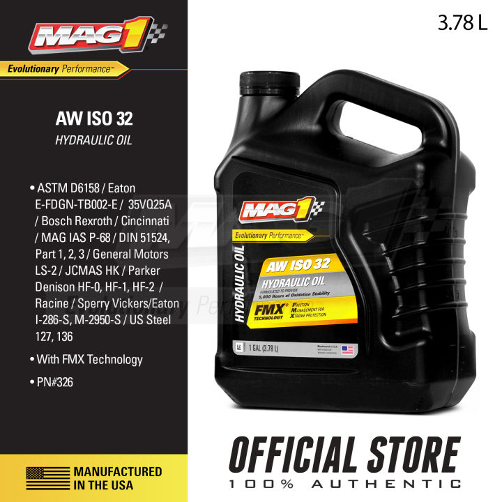 MAG 1 Official Anti-Wear ISO 32 Hydraulic Oil 1 Gal 326 MAG1 | Lazada PH