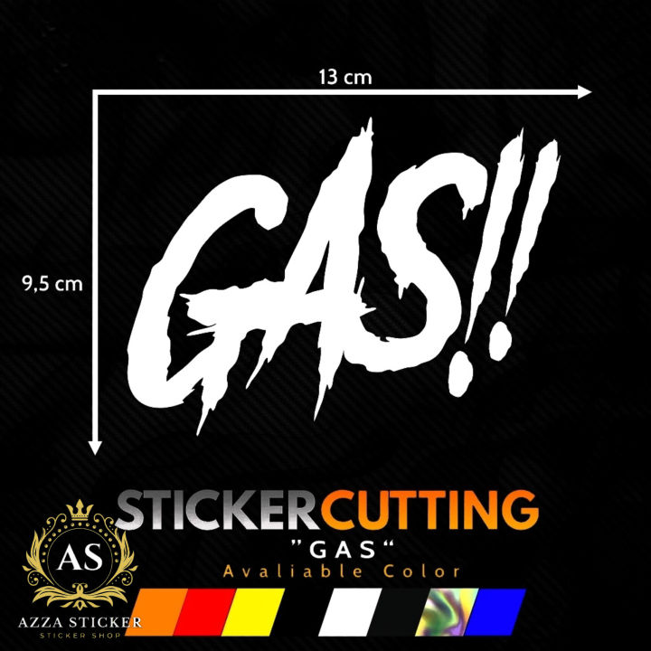 STIKER CUTTING VIRAL GAS STICKER HITS | Lazada Indonesia