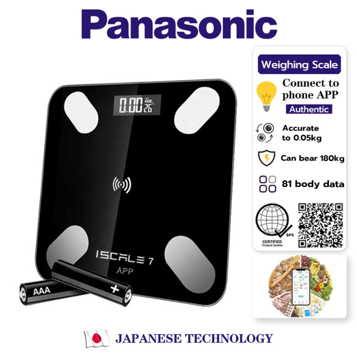 [5 Years Warranty] Weighing Scale Digital (Can Measure Fat Muscle ...