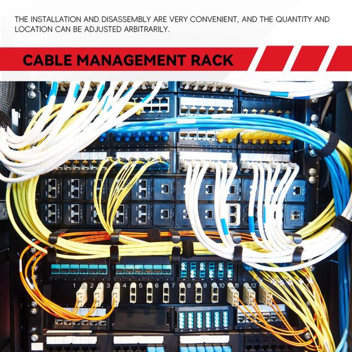 19 Inch 1U Rack Cabinets Cable Management Network Organizer Hollow ...