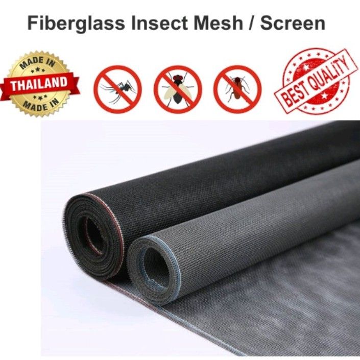 4Ft x 1Ft Fibre Mesh Fiberglass Netting Insect Screen Fiber Net ...