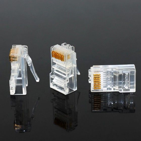 【CYT】RJ45 Ethernet cable module plug 8P8C network connector crystal ...