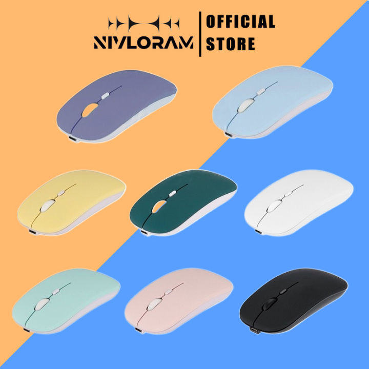 【Buy1 Take1】Macaron Bluetooth Mouse Wireless Mini Mute Mice Gamer ...