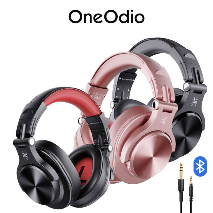 OneOdio A70 Headphones Bluetooth Over Ear, Wireless Headsets with 72H ...