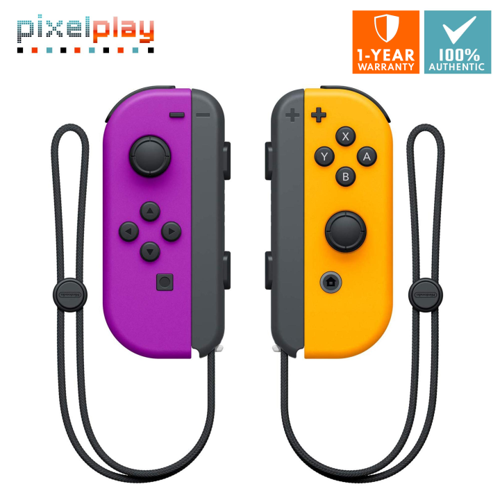 Nintendo Switch Joy-Con Controller Neon Purple / Neon Orange | Lazada PH