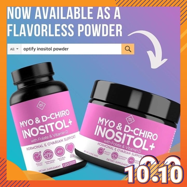 Optify - Premium Inositol Supplement - Myo-Inositol and D-Chiro ...