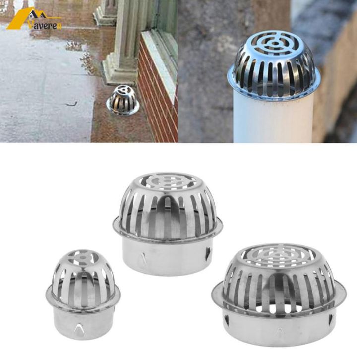 Stainless Steel Drain Roof Dome Drainer Outdoor Anti Blocking Strainer ...